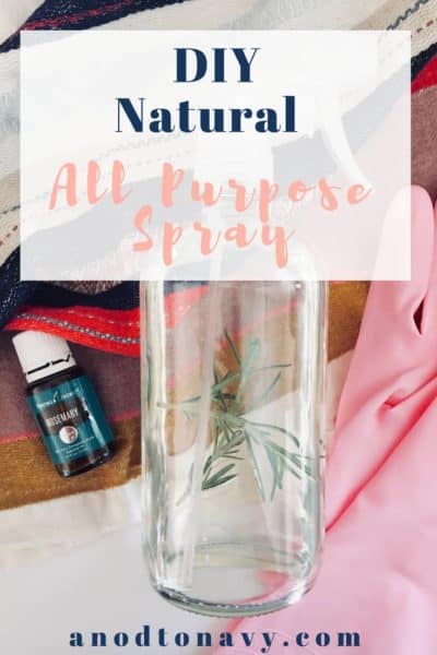 DIY Natural All Purpose Spray - A Nod to Navy
