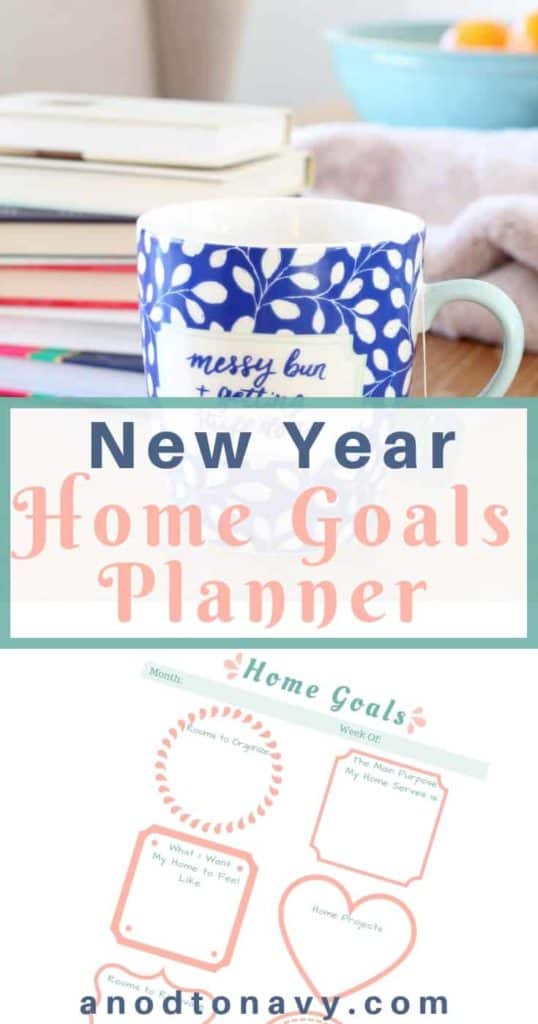 Making Home Goals for the New Year - A Nod to Navy