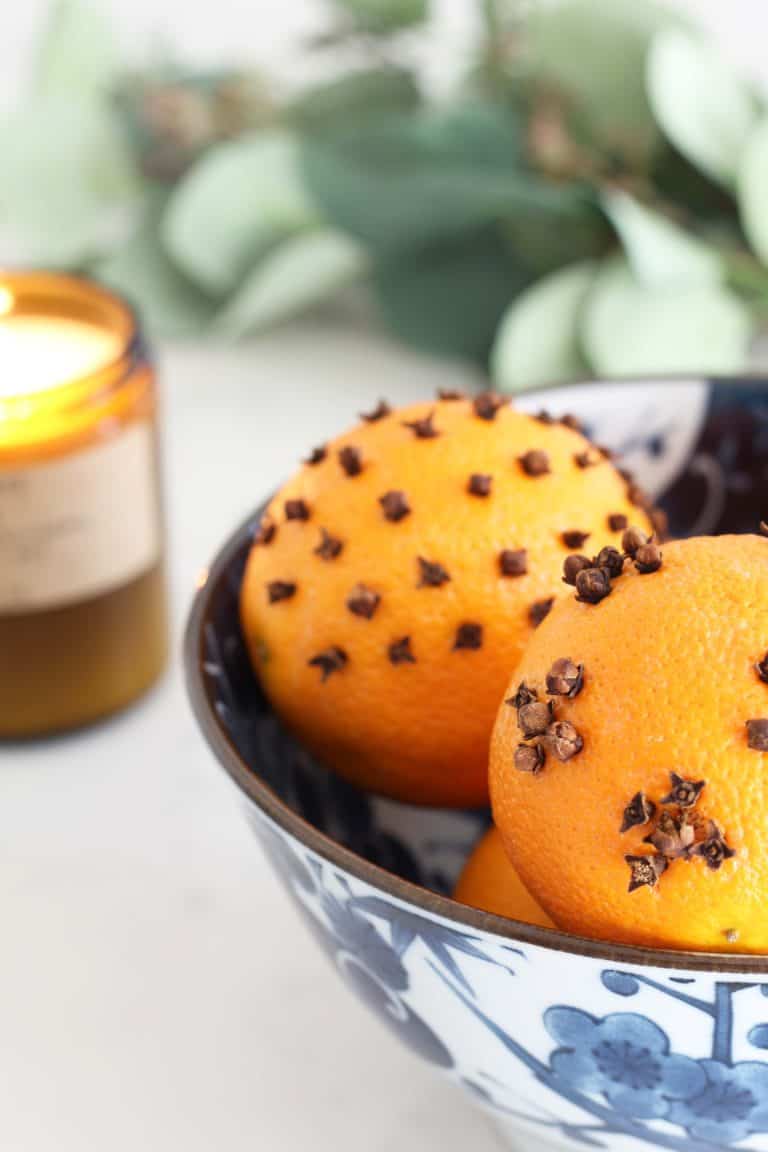 Fragrant Orange & Clove Pomander Balls - A Nod to Navy
