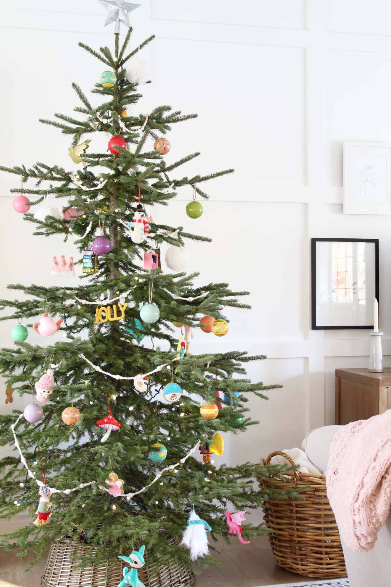 Our Kid Friendly Christmas Tree - A Nod to Navy