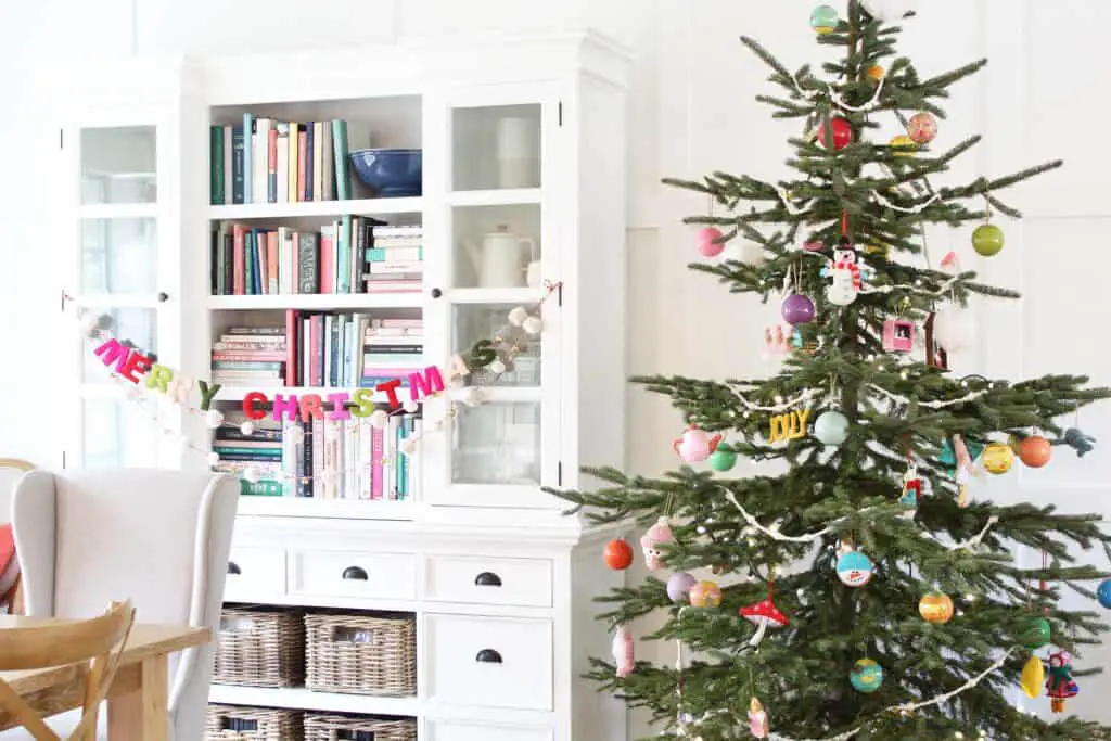 Our Kid Friendly Christmas Tree - A Nod to Navy