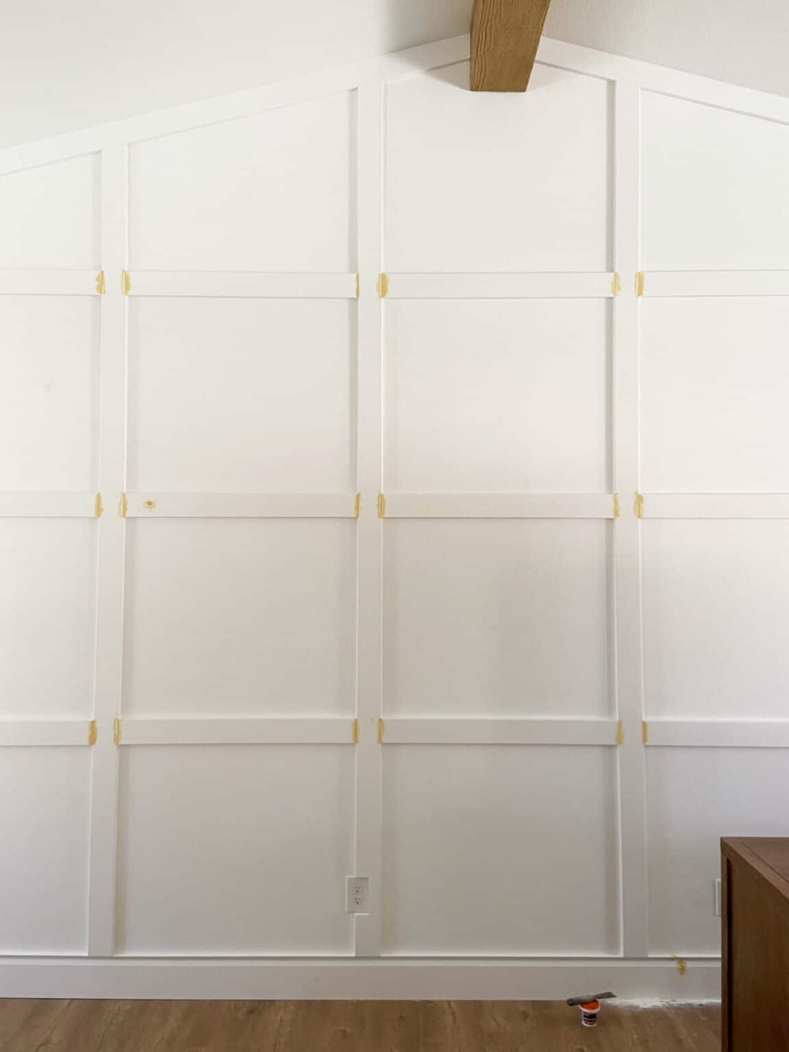 How To Install Box Trim Wall Moulding - A Nod to Navy