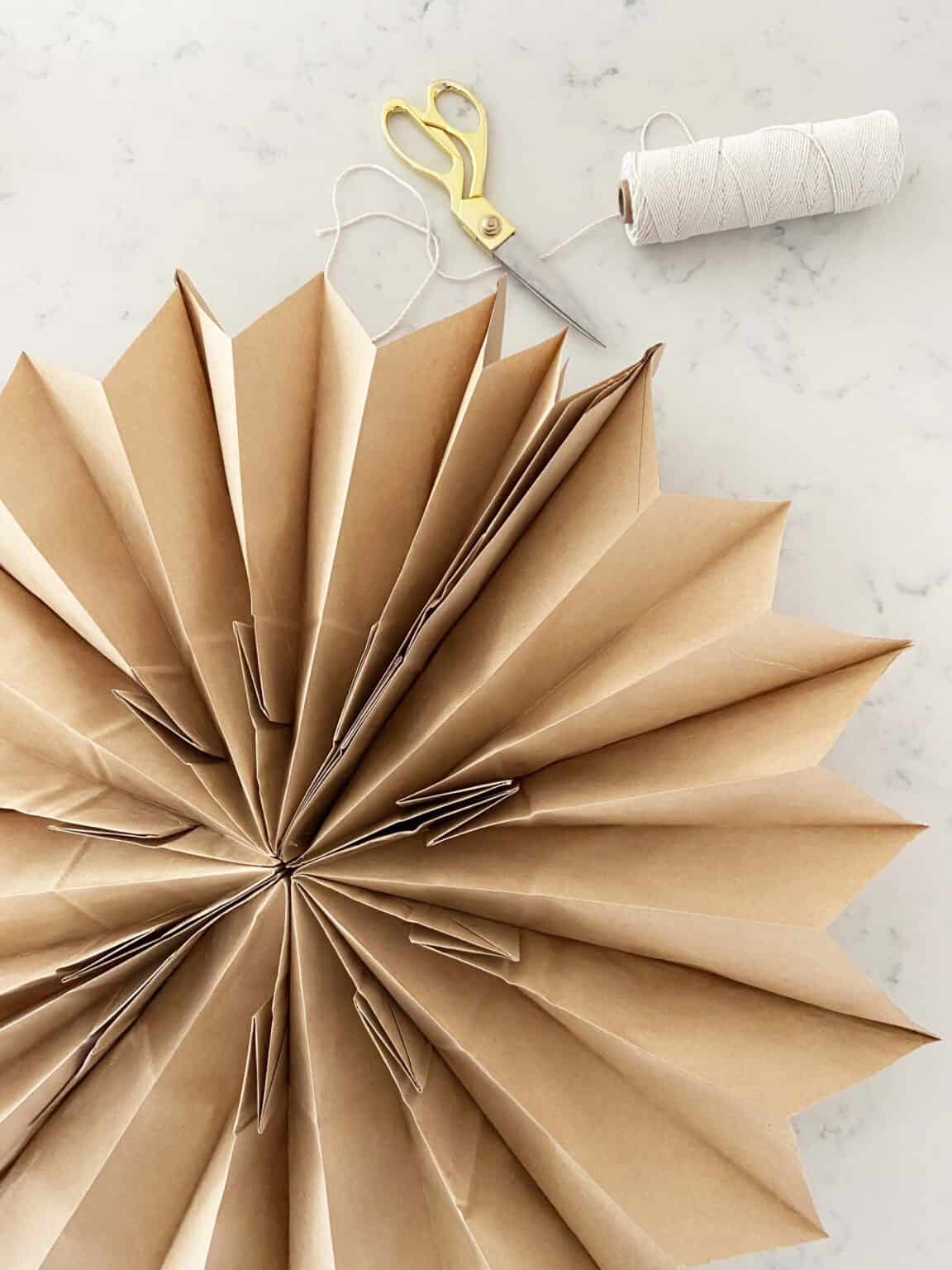 How To Make Paper Bag Stars - A Nod to Navy